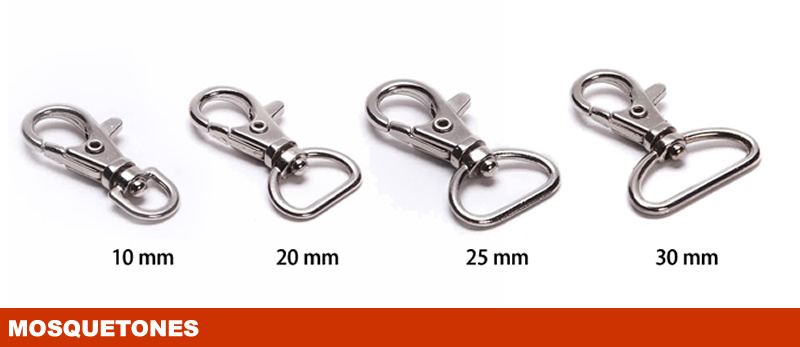 MOSQUETONES DISTINTAS MEDIDAS | CHILE